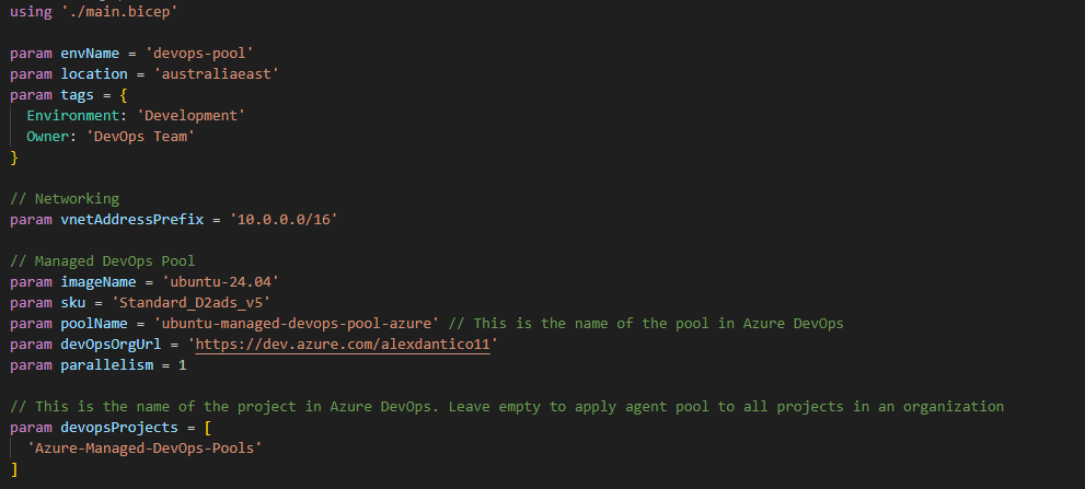 Implementing a Azure Managed DevOps Pools Automated Solution – Alex D ...
